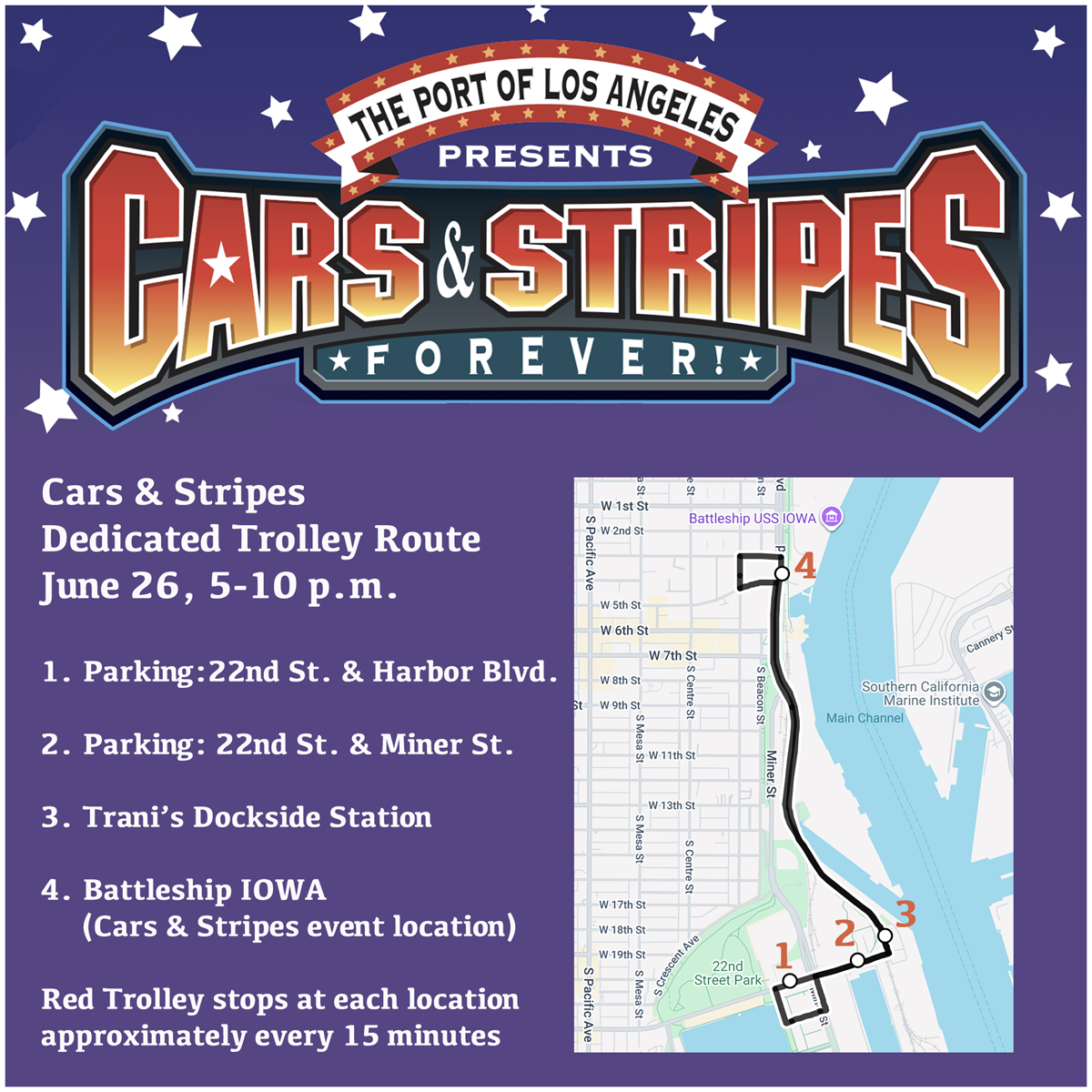Cars & Stripes Forever | Events | LA Waterfront